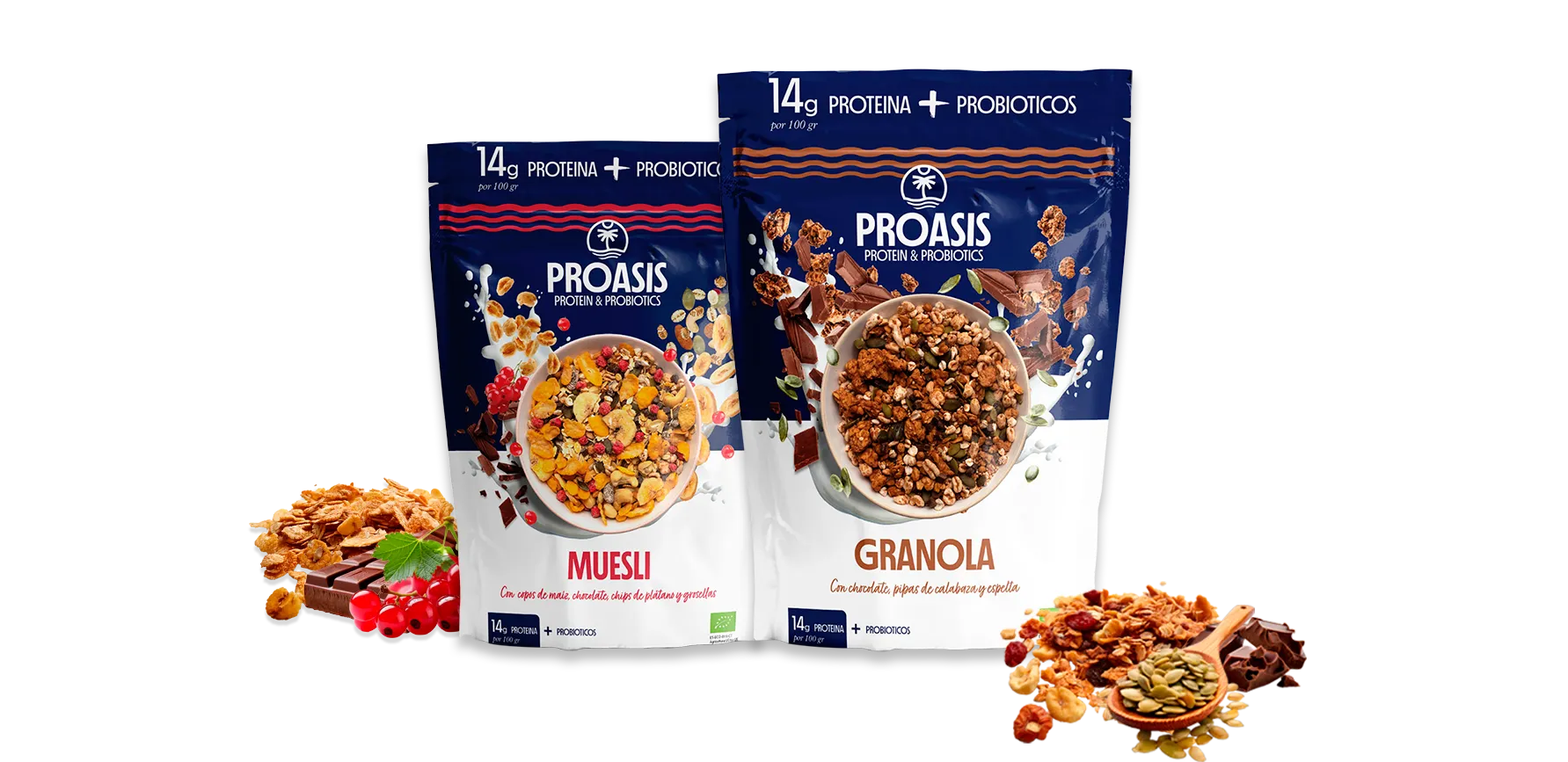Proasis: Alimentos Saludables con Proteínas y Probióticos